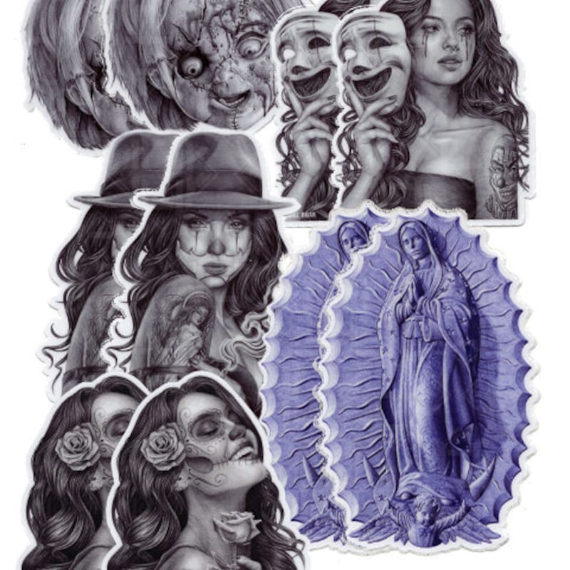 Chicano Pen Art - Etsy