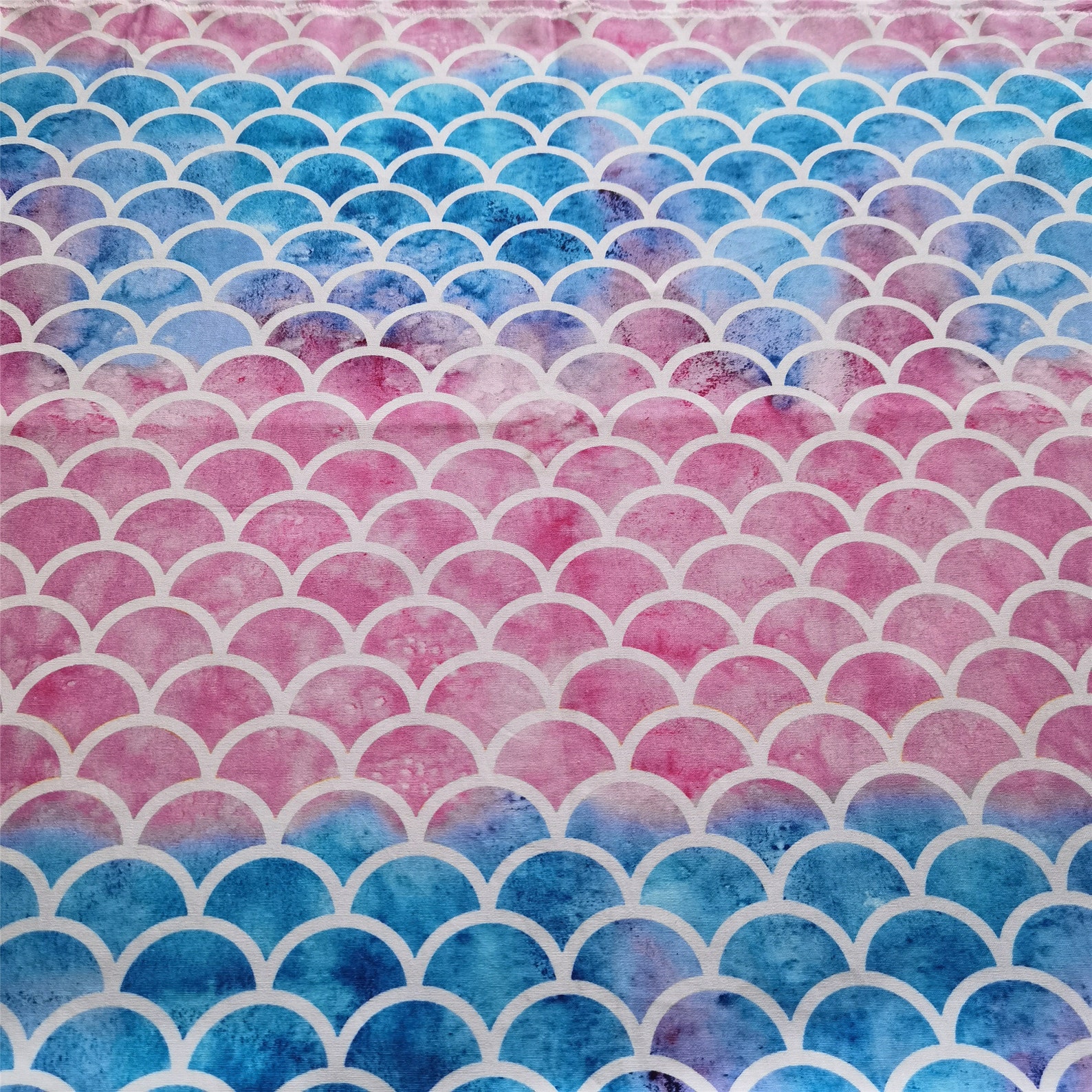 Mermaid Scales Fabricmermaid Fabricgradient Fabric by Half - Etsy UK