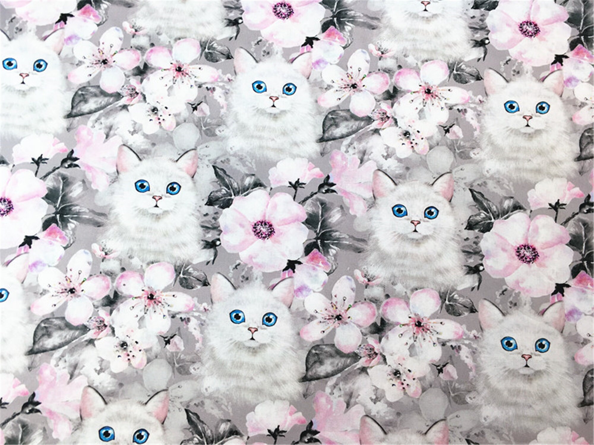 Cat Fabriccat Print - Etsy