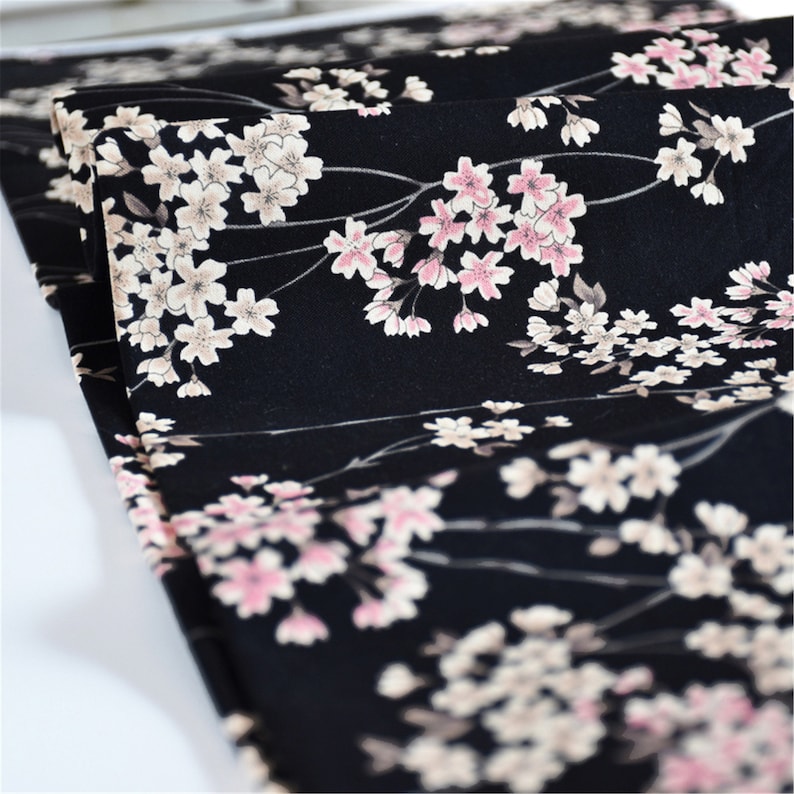 Japanese Sakura Fabric,cherry Blossom Fabric,upholstery Fabric,home ...