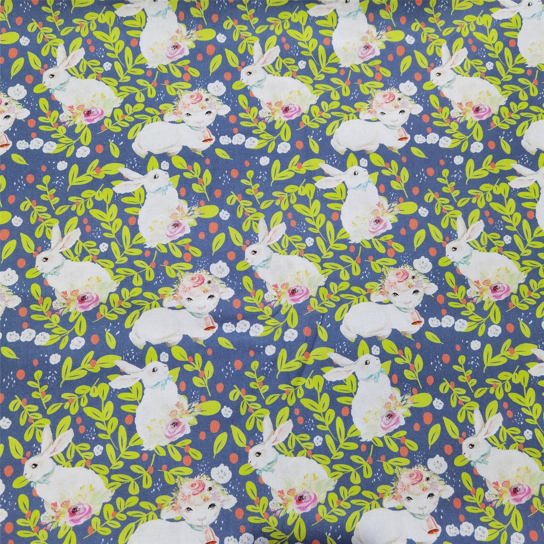 Rabbit Fabric,sheep Fabric,bunny Fabric,lamb Fabric,animal Fabric ...