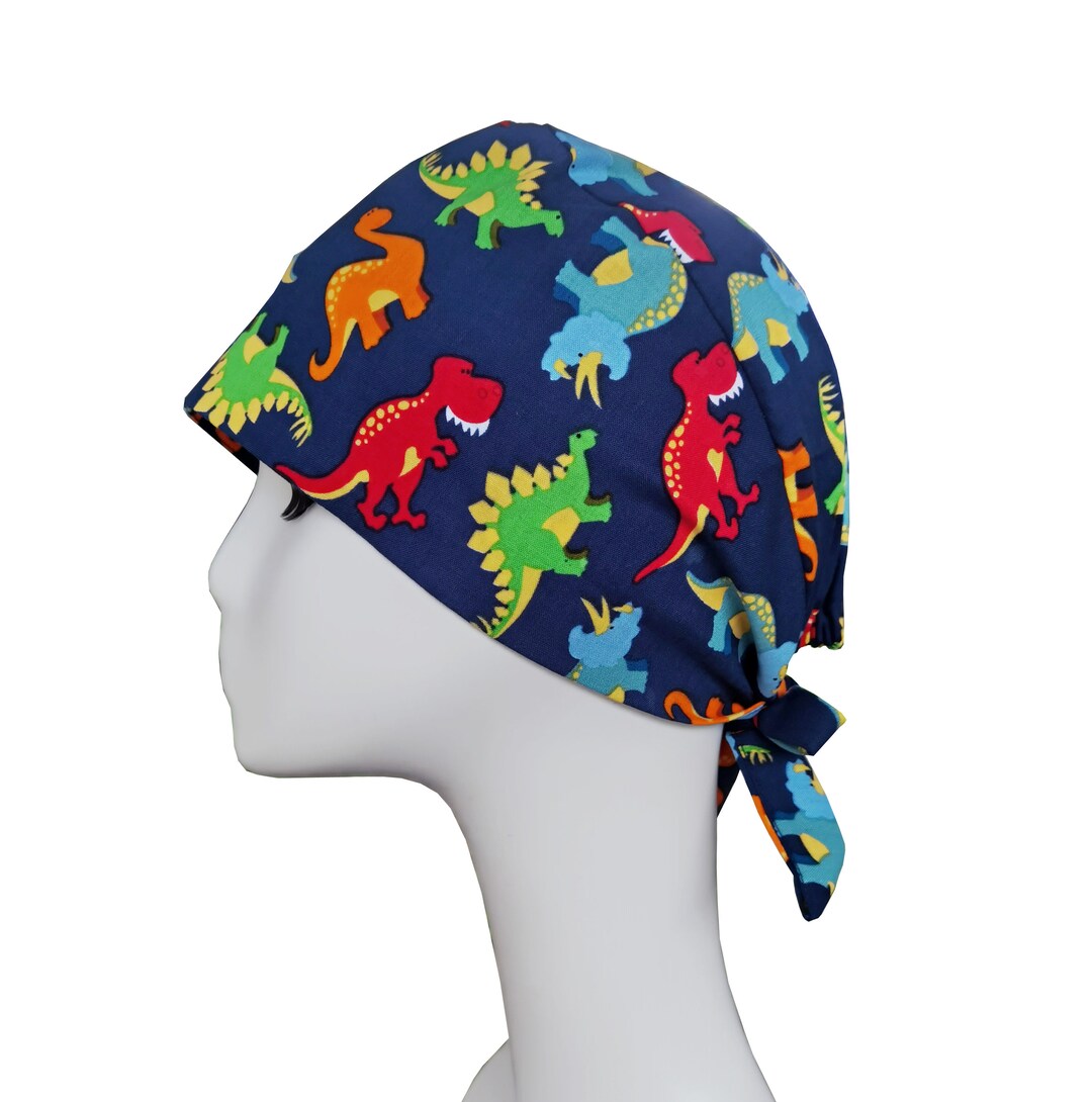 Dinosaur Surgical Cap,dinosaur Surgical Hat,dinosaur Scrub Cap,dinosaur ...
