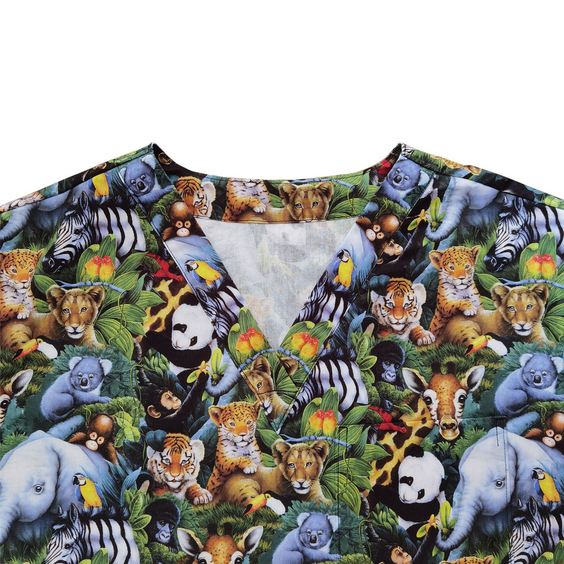 Animal Scrub Topdoctor Scrub Topwomens Scrub Topman Scrub - Etsy