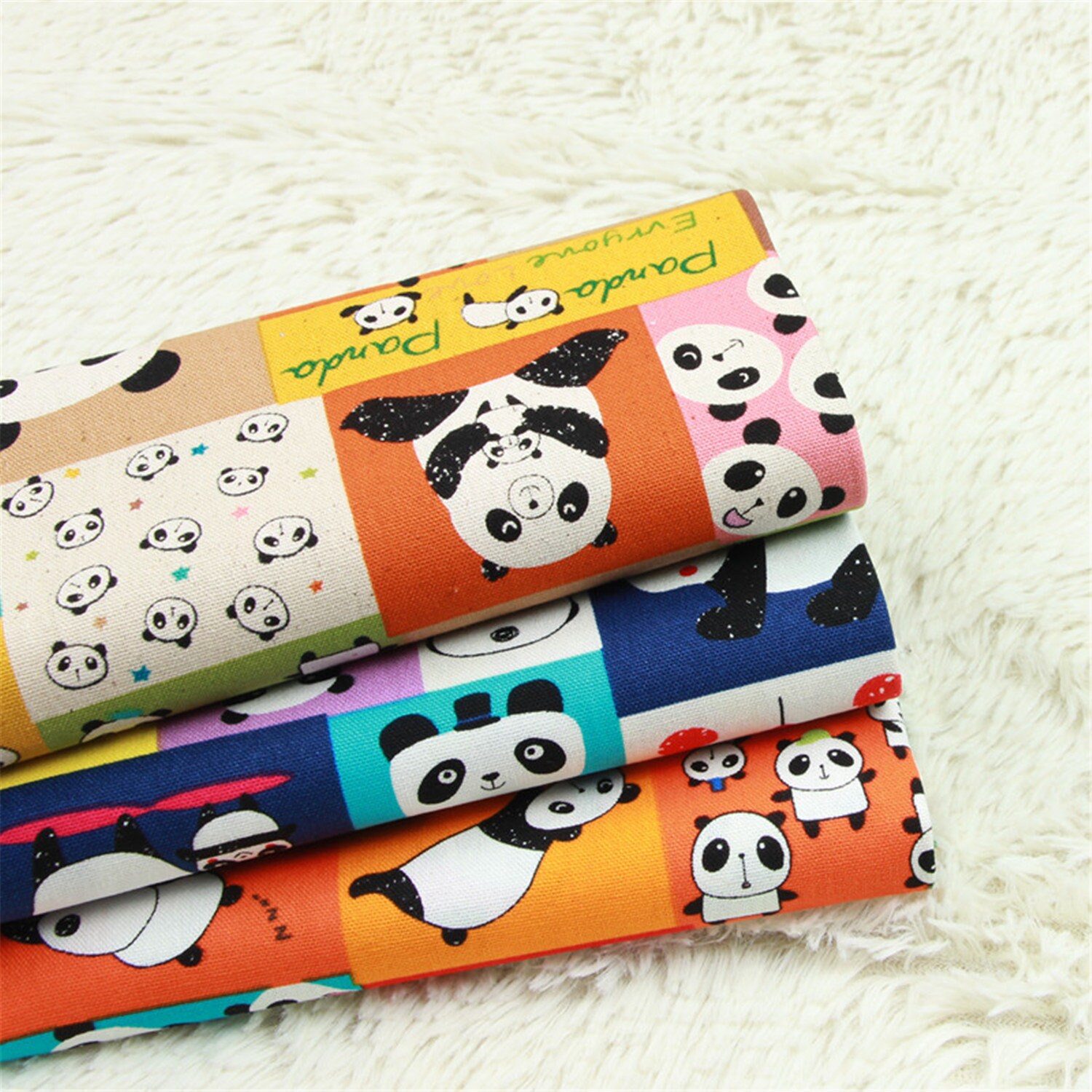Giant Panda FabricPanda Fabric By Half Yard | Etsy