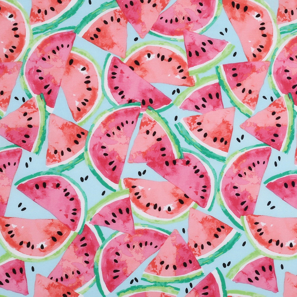 Watermelon Fabricfruit Fabricsummer Fabric by Half Yard | Etsy