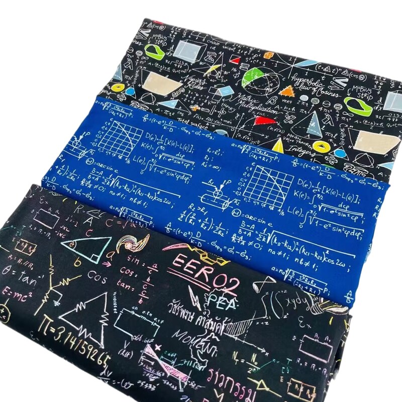 Math Fabric - Etsy