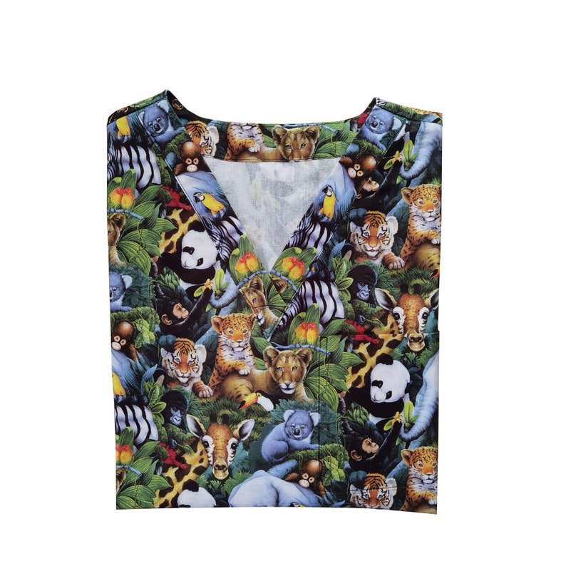 Animal Scrub Topdoctor Scrub Topwomens Scrub Topman Scrub - Etsy