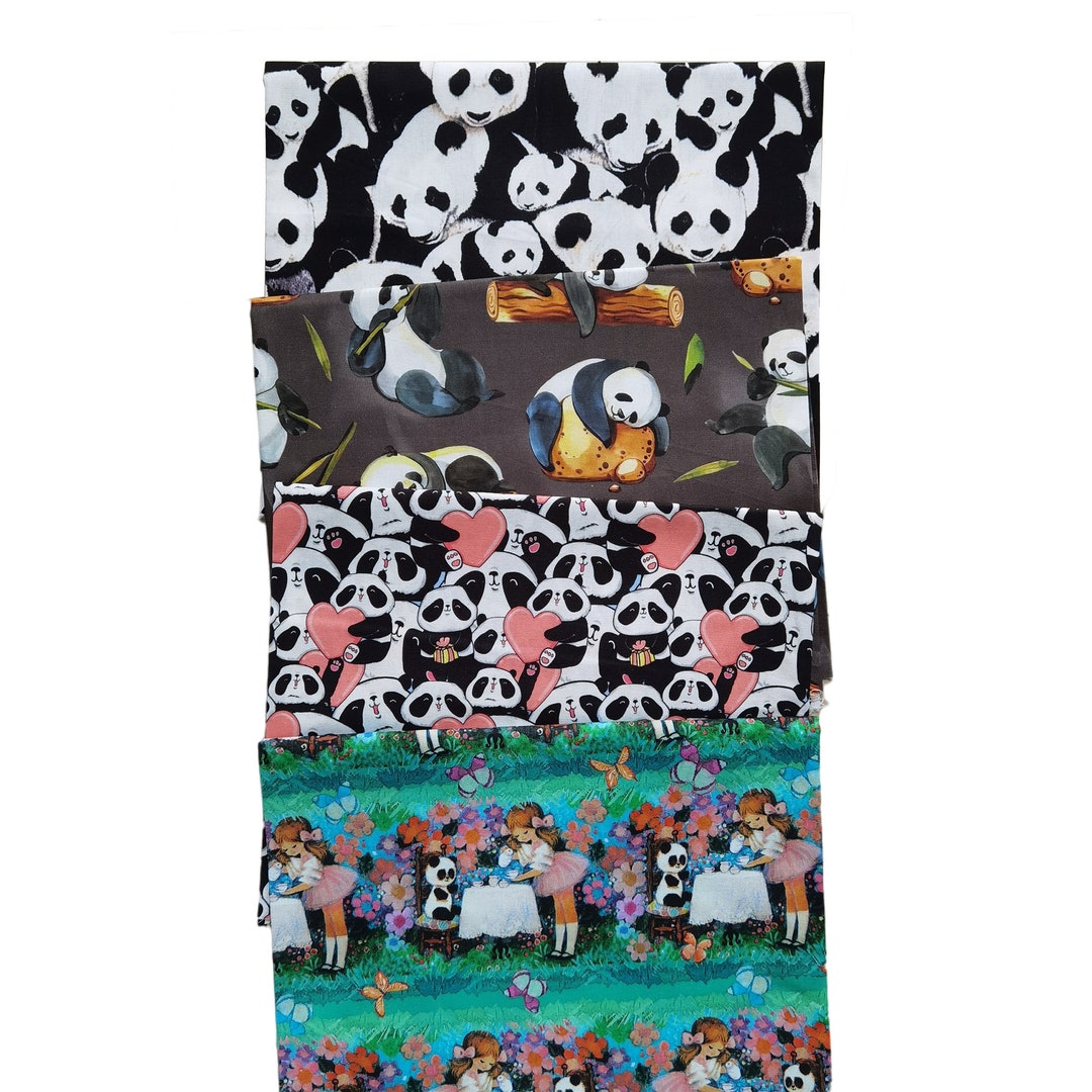 Panda Fabric,giant Panda Fabric,panda Bears Fabric,quilting/upholstery ...