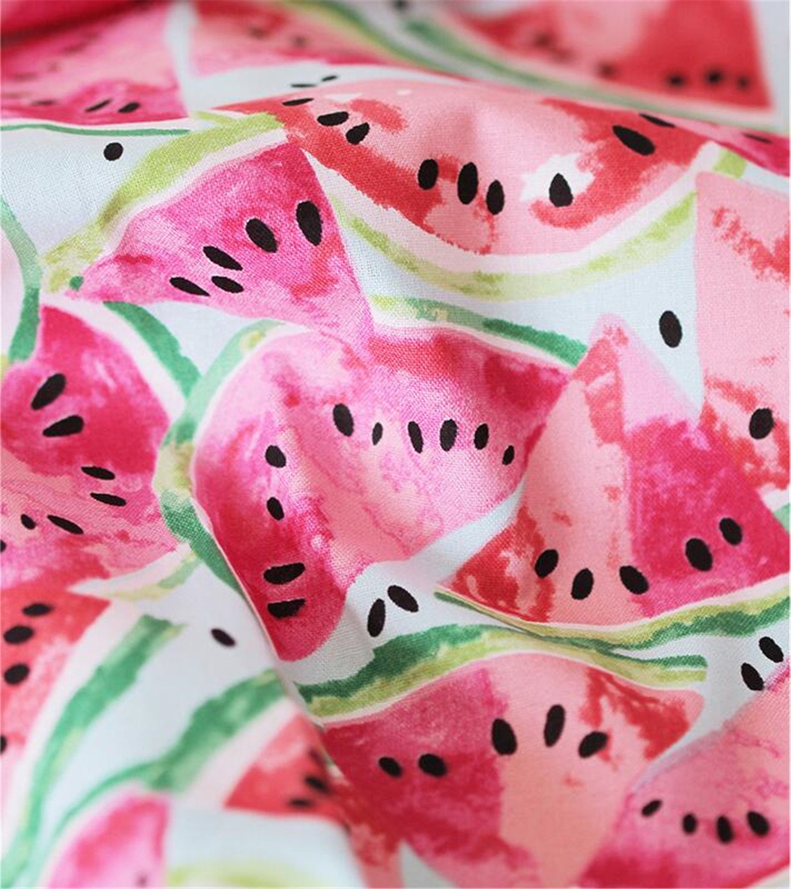 Watermelon Fabricfruit Fabricsummer Fabric by Half Yard | Etsy