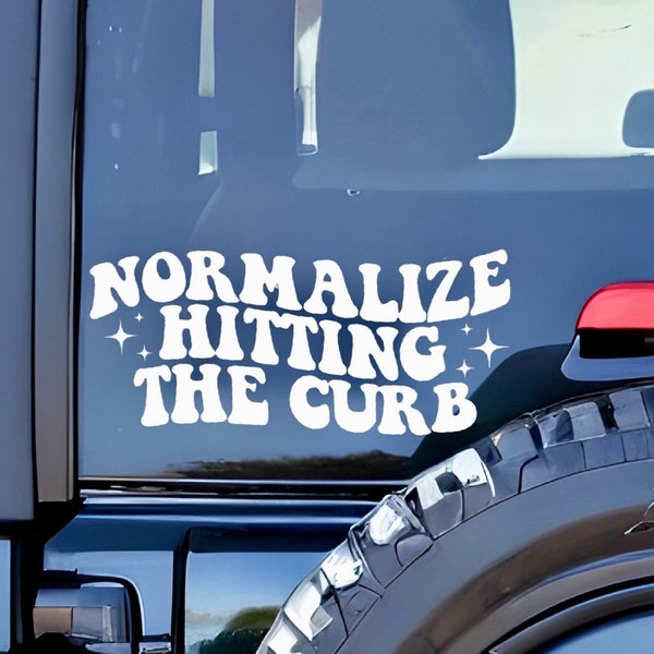 Normalize Hitting the Curb Svg - Etsy