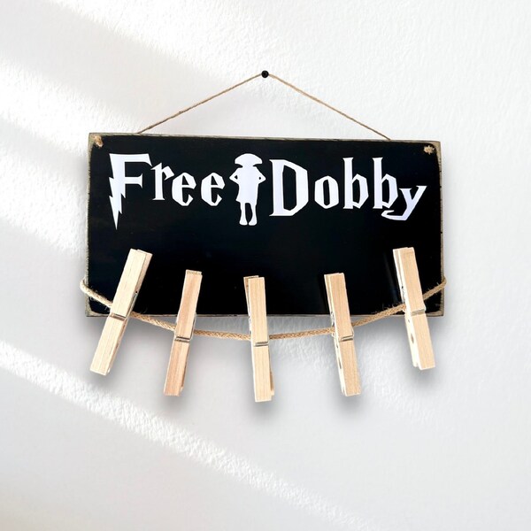 Free Dobby Sign - Etsy