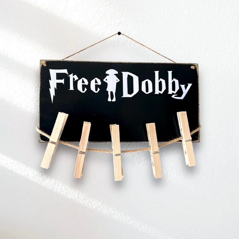 Free Dobby Sign - Etsy