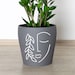 Womens Face Flower Pot Vinyl Decal, Minimalist Line Art, Boho Stickers ...