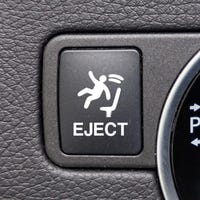 Blank Car Button Decal, Eject Passenger Button Decal, Blank Buttons ...