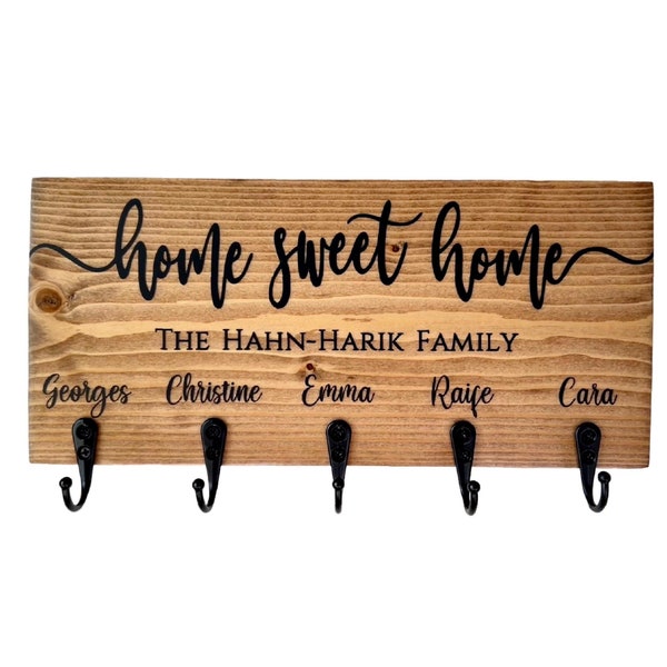 Home Sweet Home Key Holder - Etsy