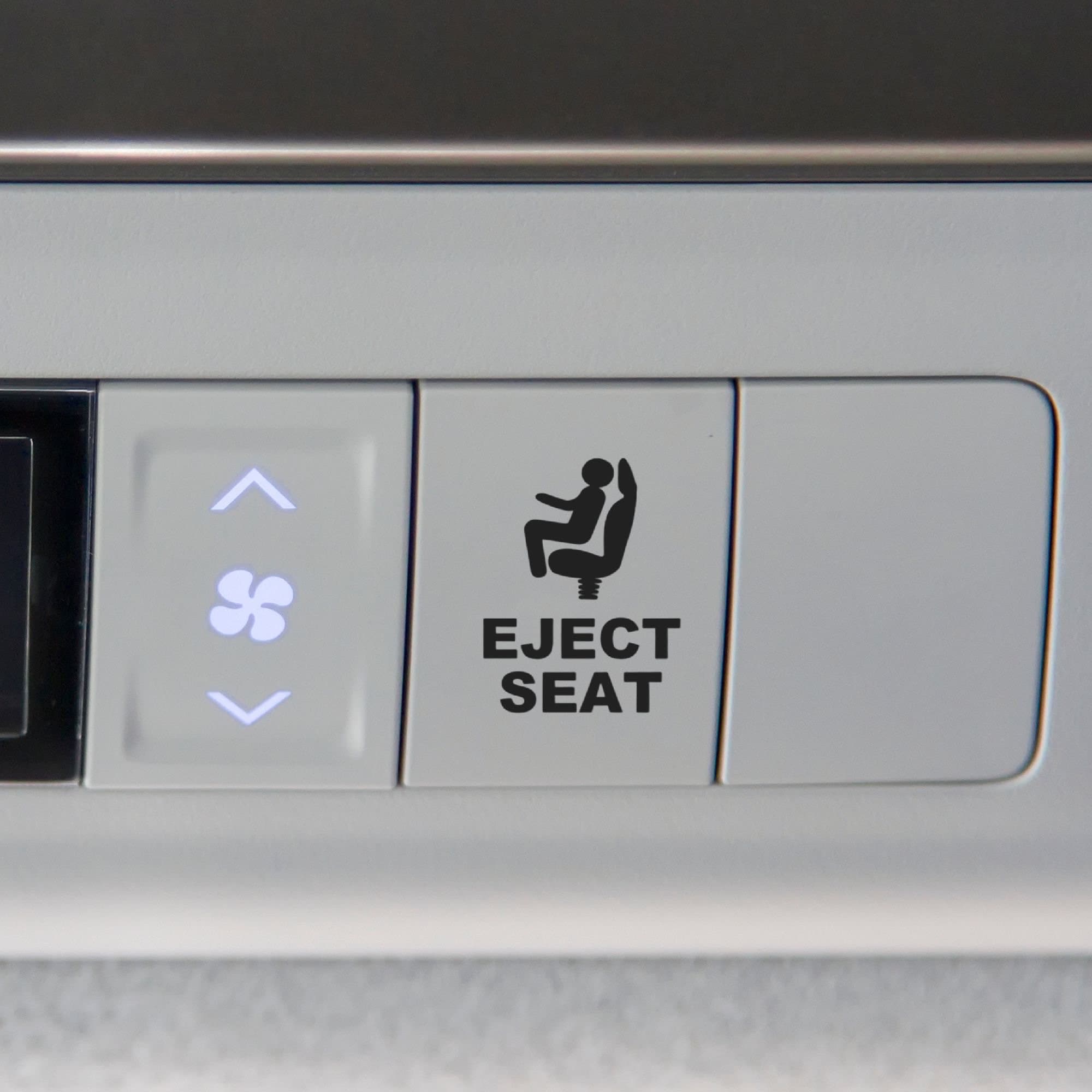 Eject Seat Decal for Car Button, Funny Car Accessories (2 Pack) - Etsy
