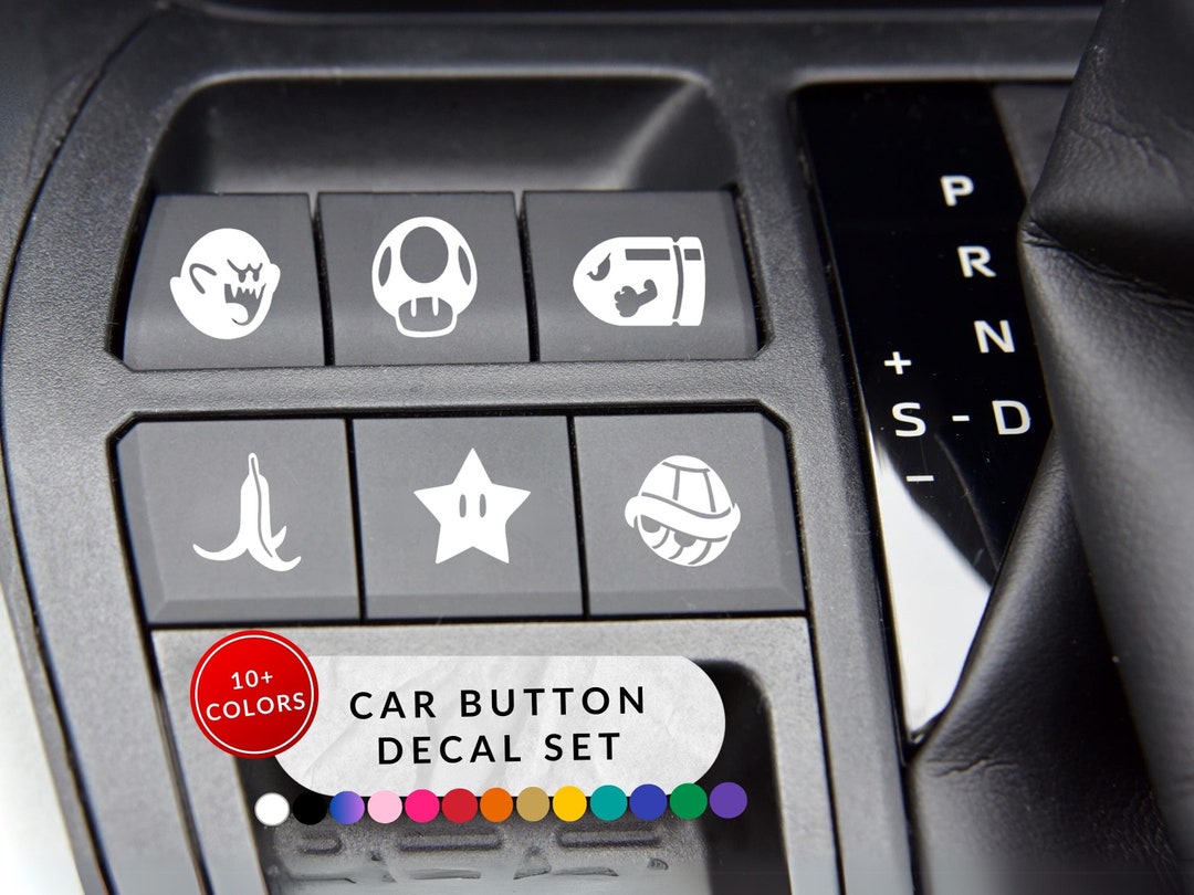 Funny Car Button Decal Set, Christmas Gifts for Teens, Stocking ...