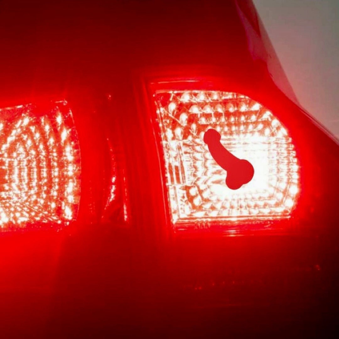 Funny Taillight Sticker, Break Light Decal, Prank Sticker, Adult Humor ...