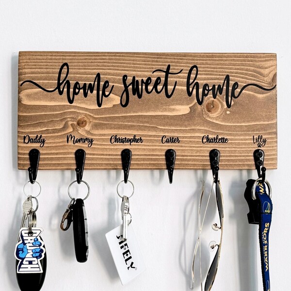 Home Sweet Home Key Holder - Etsy