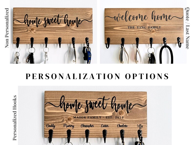 Personalized Dorm Sweet Dorm Key Holder for Wall, Dorm Decor for ...