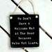 Anti Welcome Sign for Front Door, New Apartment Gift for Couple, Funny ...