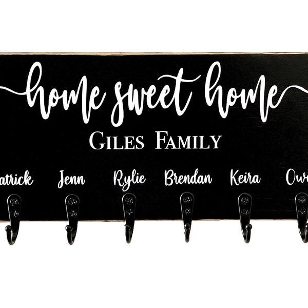 Home Sweet Home Key Holder - Etsy