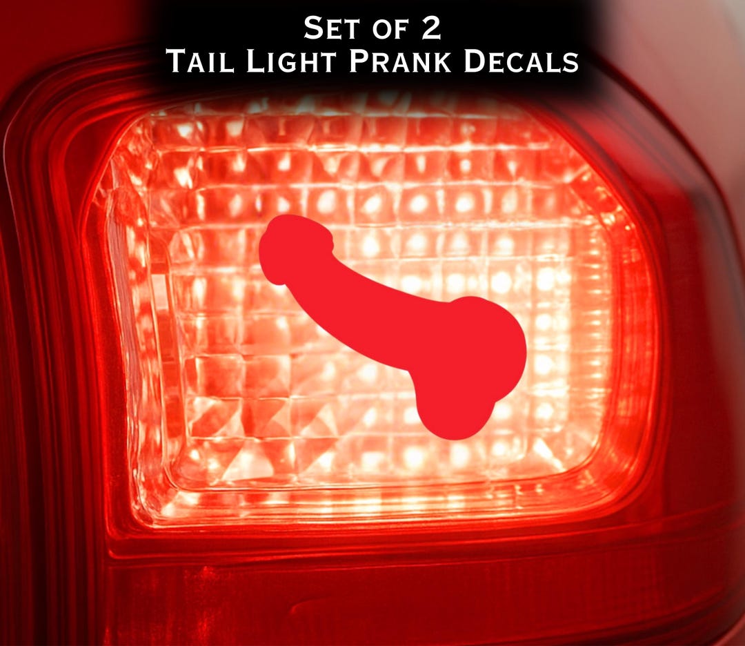 Funny Car Decals 2 Pack Tail Light Decal Prank, Trending Now Car ...