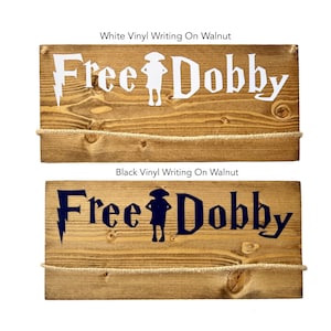 Free Dobby Sign With Sock Holder, House Elf Laundry Room Wall Decor ...