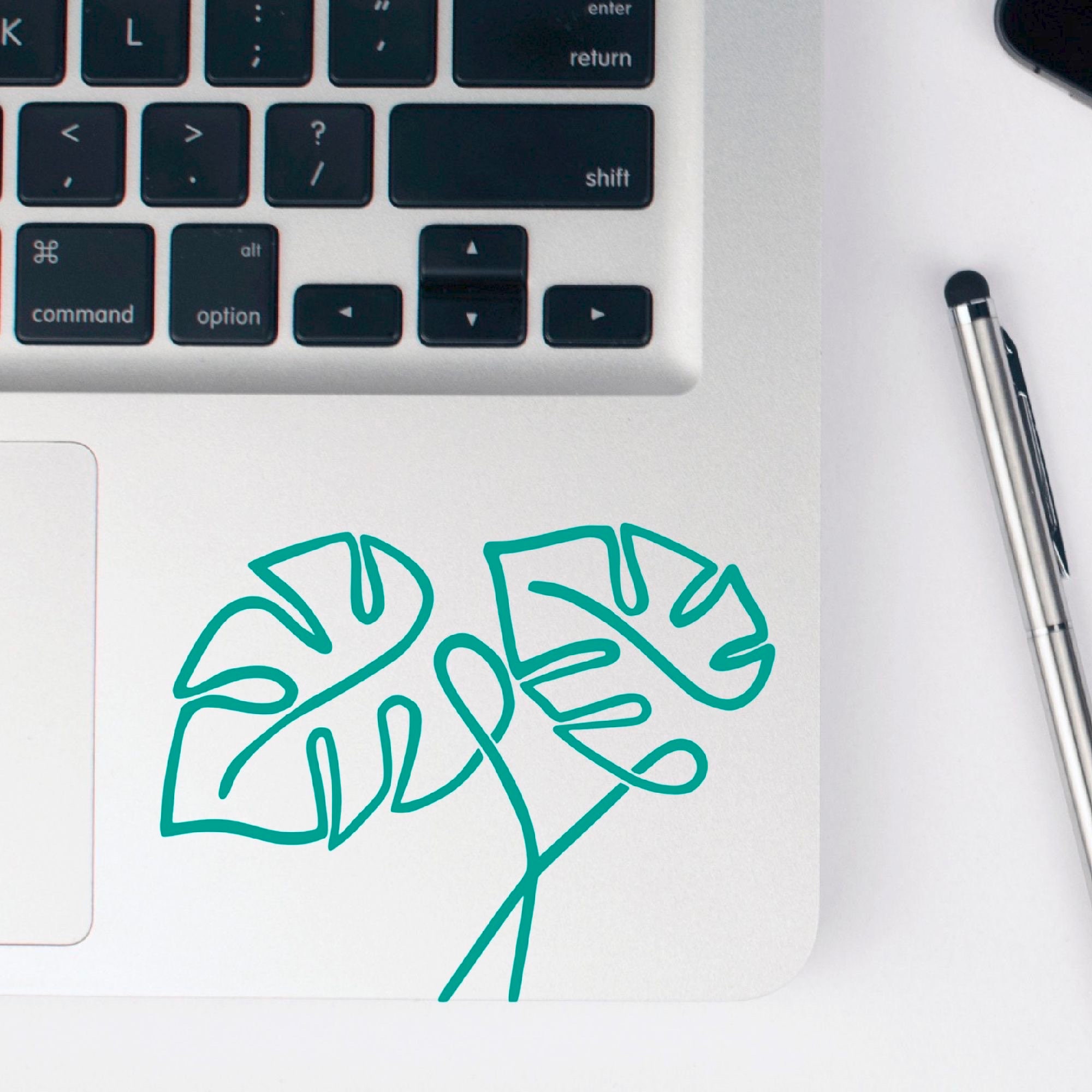 Monstera Leaf Car Decal: Tropical Plant Vinyl Sticker - Etsy