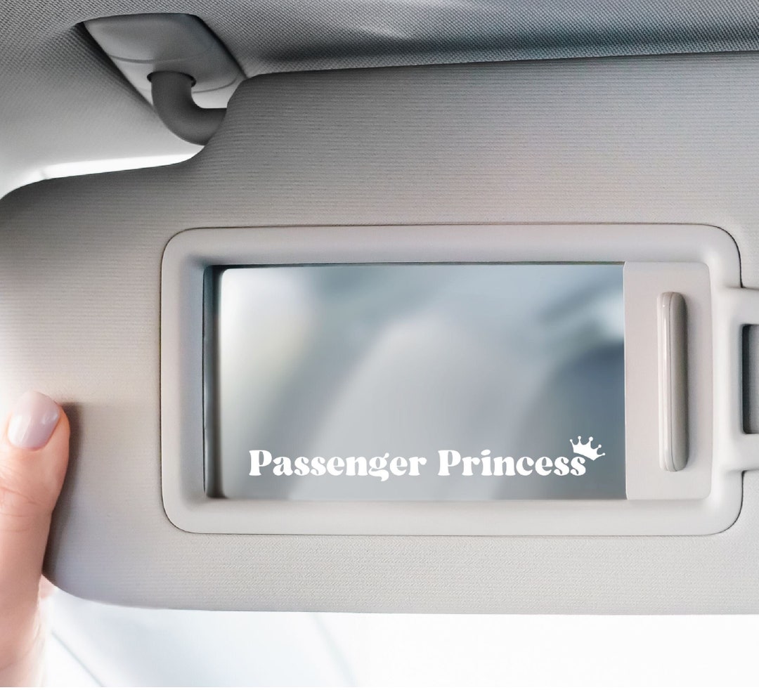Passenger Princess Holographic Sticker, Car Decals for Woman, Car ...