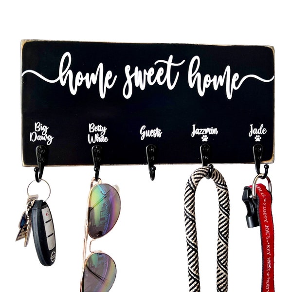 Home Sweet Home Key Holder - Etsy