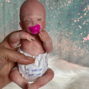 Handmade Realistic Lifelike Womb Drink-wet Micro Preemie Girl KATE ...