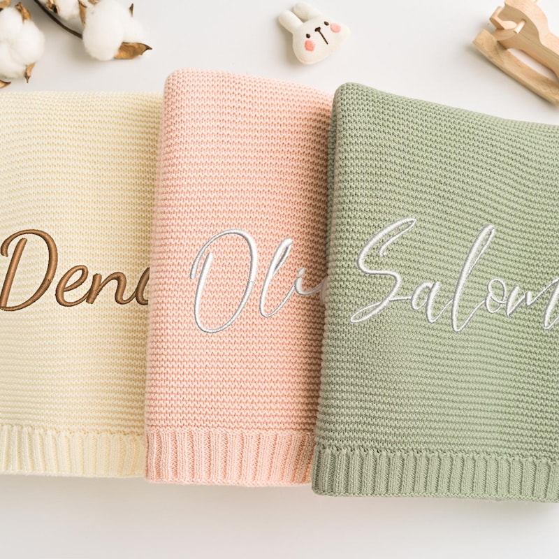 Embroidered Blanket - Etsy