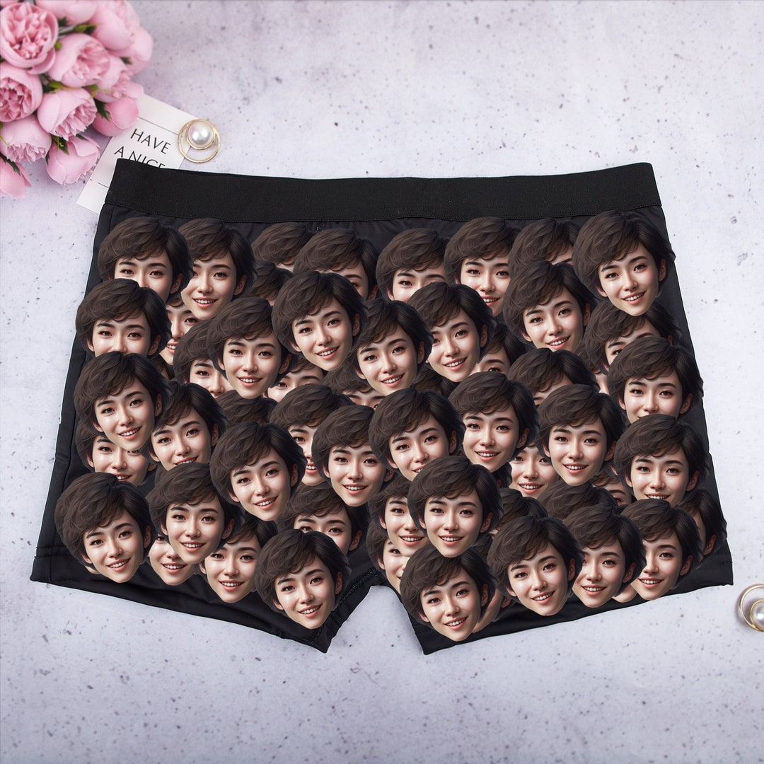 Custom Boxers With Face, Custom Multi-faces Boxer,custom Boxers Men ...