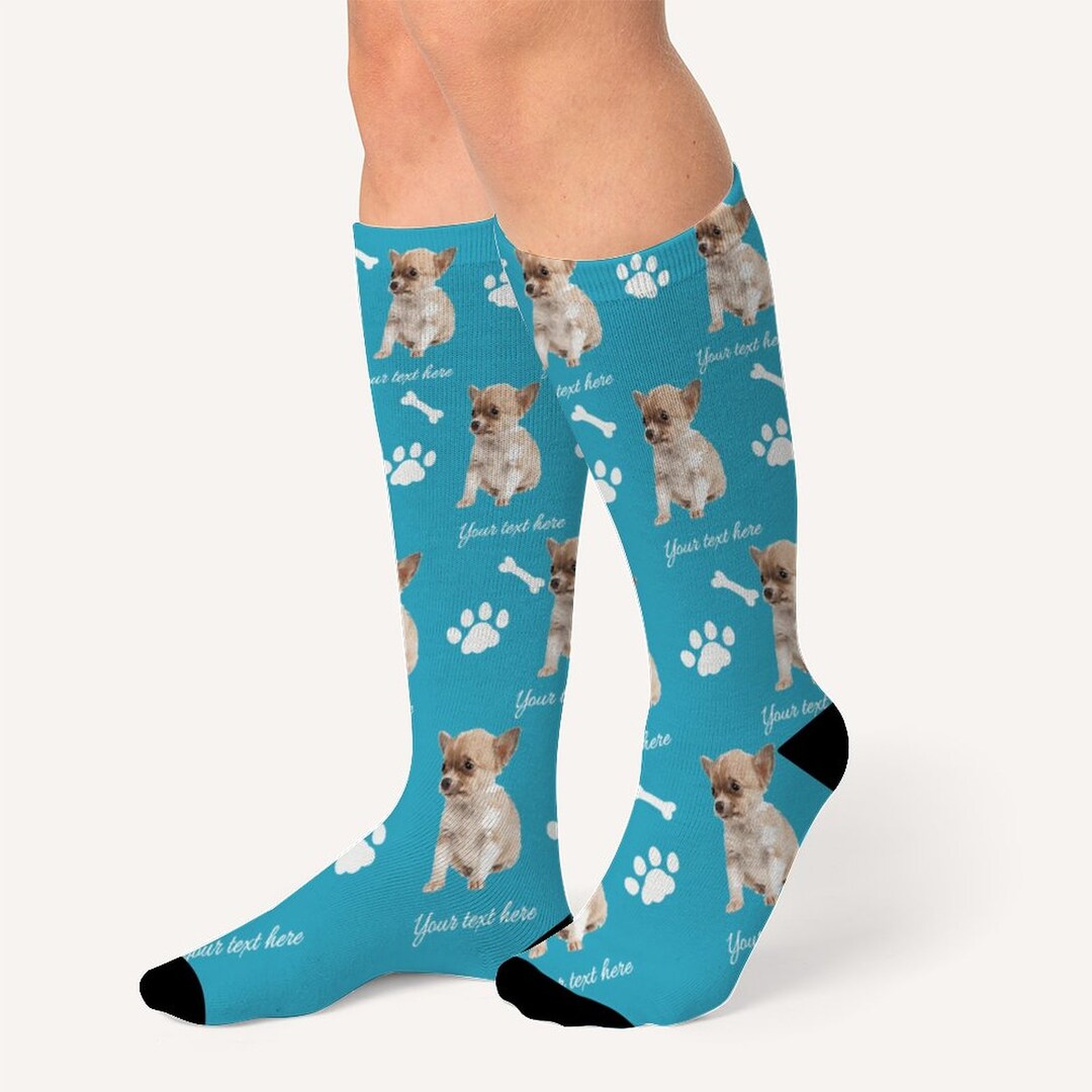 Personalized Pet Socks,custom Pet Socks,customized Socks With Any ...