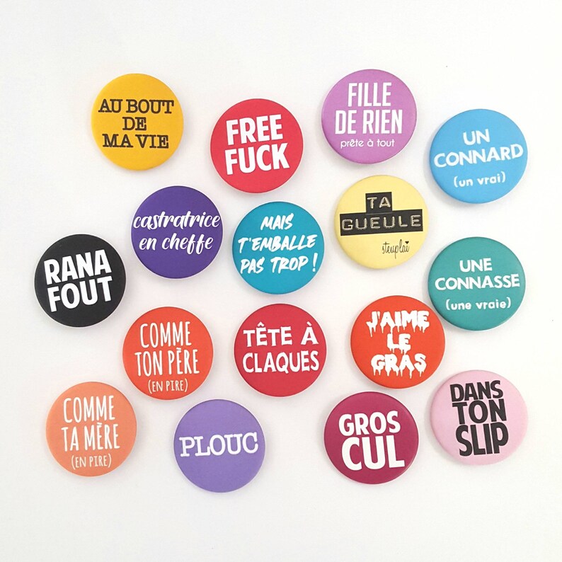 Badge à message 38mm à l'unité cadeau pour elle pour lui | Etsy