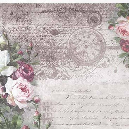 Vintage Rose Rice Paper for Decoupage / Mulberry/ Scrapbooking - Etsy