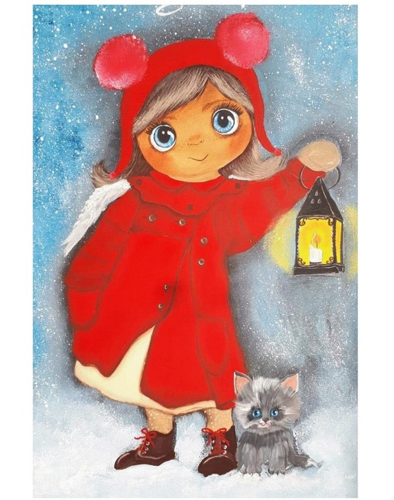 ANGEL GIRL Rice Paper for Decoupage Scrapbooking Journal | Etsy