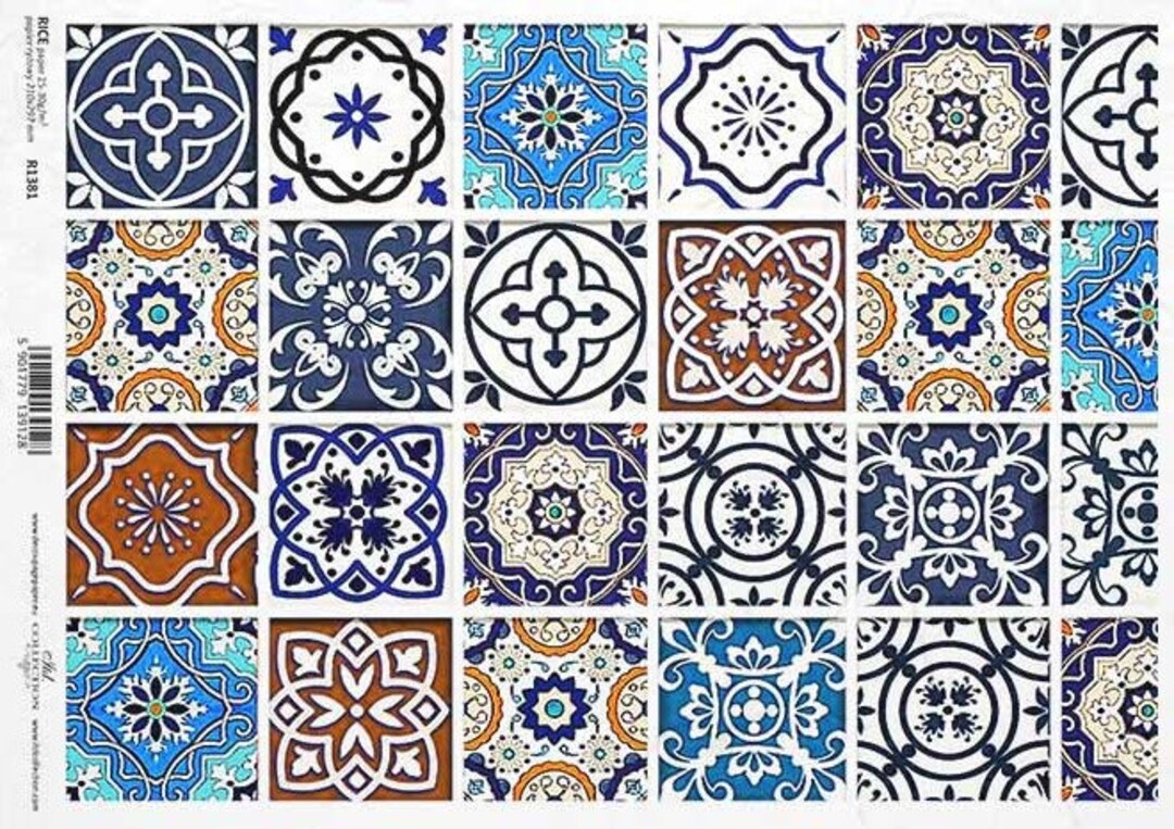 Rice Paper for Decoupage TILES R1381 or R0237L - Etsy