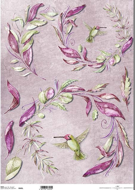 Decoupage Rice Paper R1153 | Etsy