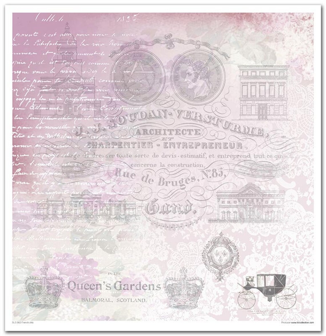 Scrapbooking paper. Set of 11 sheets | Etsy