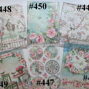 ROMANTIC Rice Paper for Decoupage, Scrapbooking - Etsy