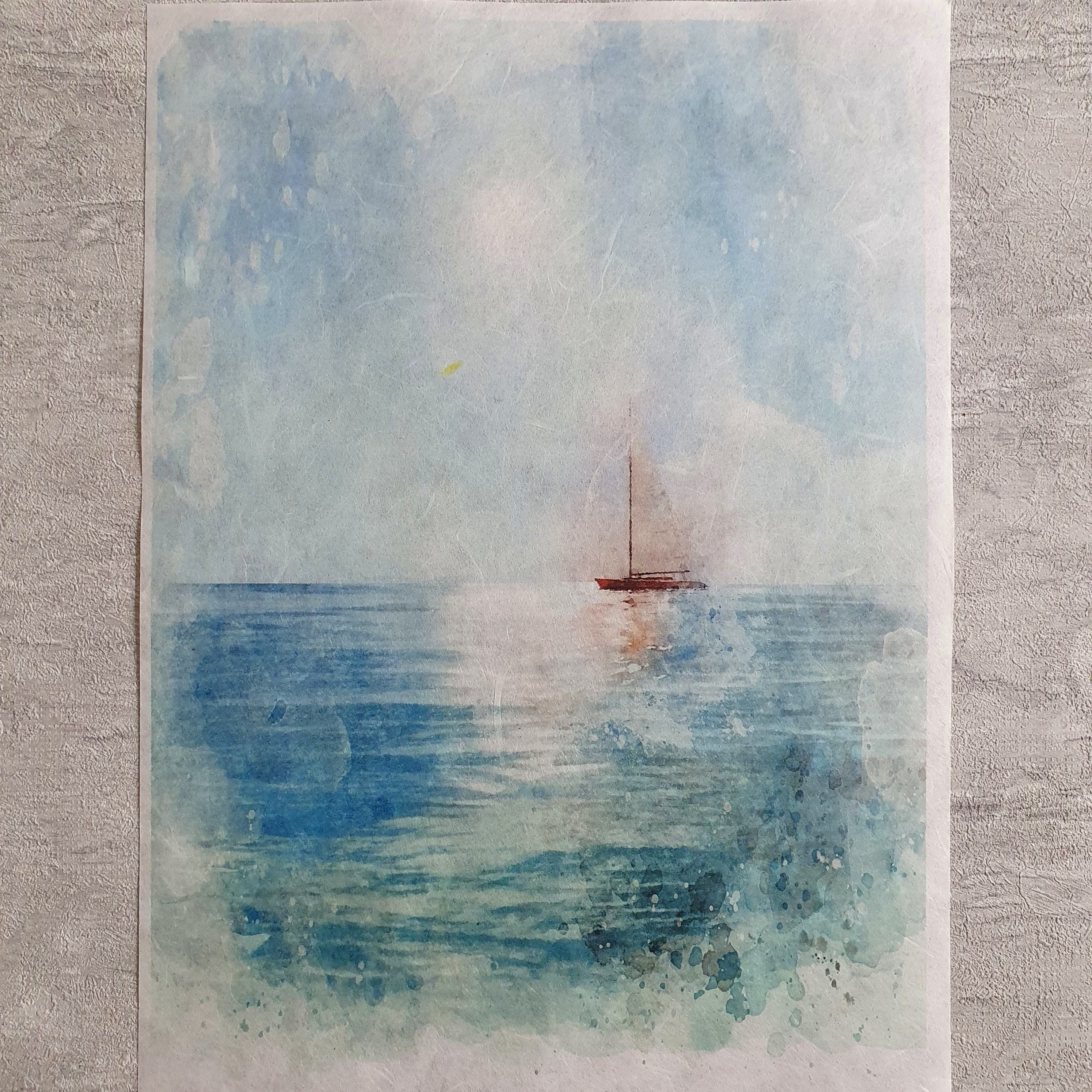 Nautical rice paper - Etsy México