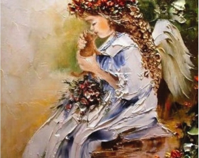 GIRL ANGEL Rice Paper for Decoupage, Scrapbooking, Album arab_a4r46 - Etsy