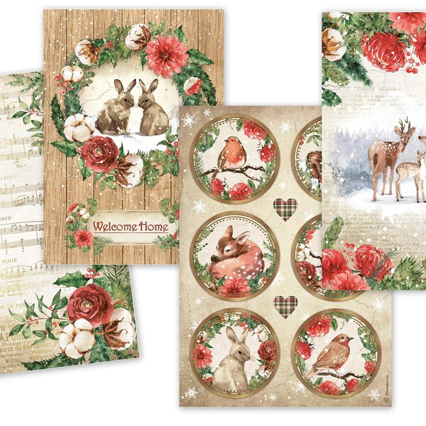 Christmas Rice Paper - Etsy