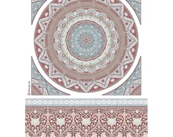 Mandala Rice Paper - Etsy