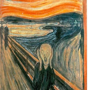 The Scream Rice Paper for Decoupage Journal Scrapbooking - Etsy