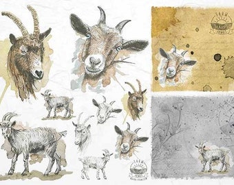 Decoupage Rice Paper FARM R1551 - Etsy