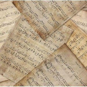 Rice Paper for Decoupage Music Notes Picture for Decoupage - Etsy