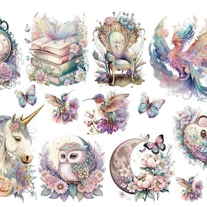 FAIRY WORLD. A Sheet of Rice Paper for Decoupage SNR038 - Etsy